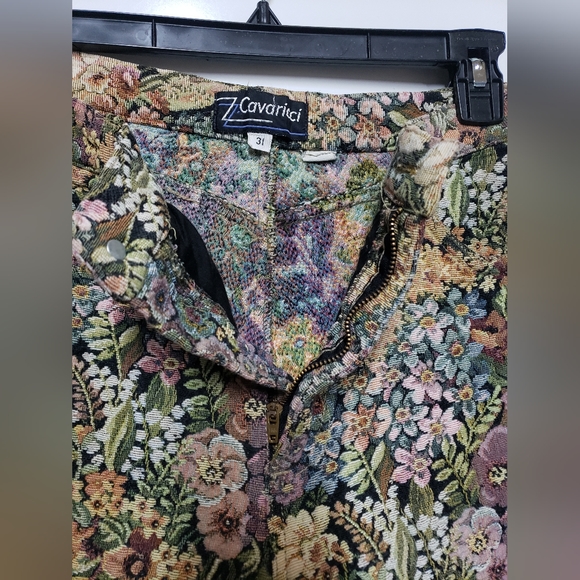 Z. Cavaricci | Pants & Jumpsuits | Vintage Z Cavaricci 8s Jacquard ...